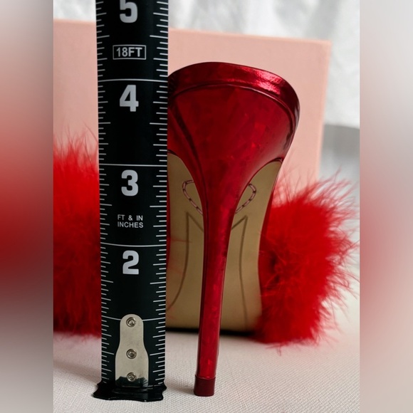 Sophia Webster | Shoes | Sophia Webster Delicia Marabou Mules Ruby Red ...